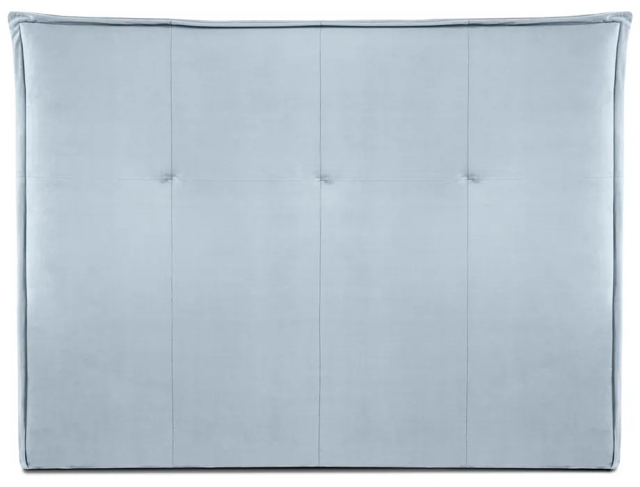 Světle modré čelo postele 200x120 cm Monica – Milo Casa
