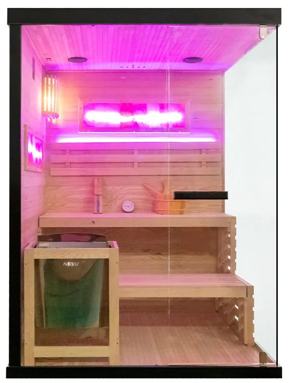 BPS-koupelny Finská sauna Relax HYD-4783 140x150, 3-4 osoby