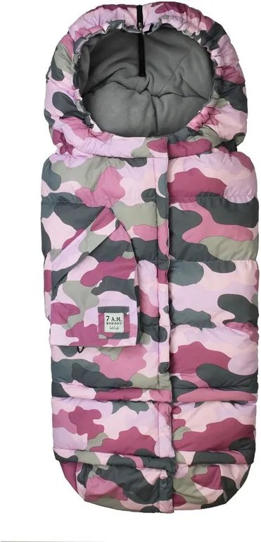 7 A.M. ENFANT Fusak do kočárku  Blanket 212 Evolution | Camo Pink