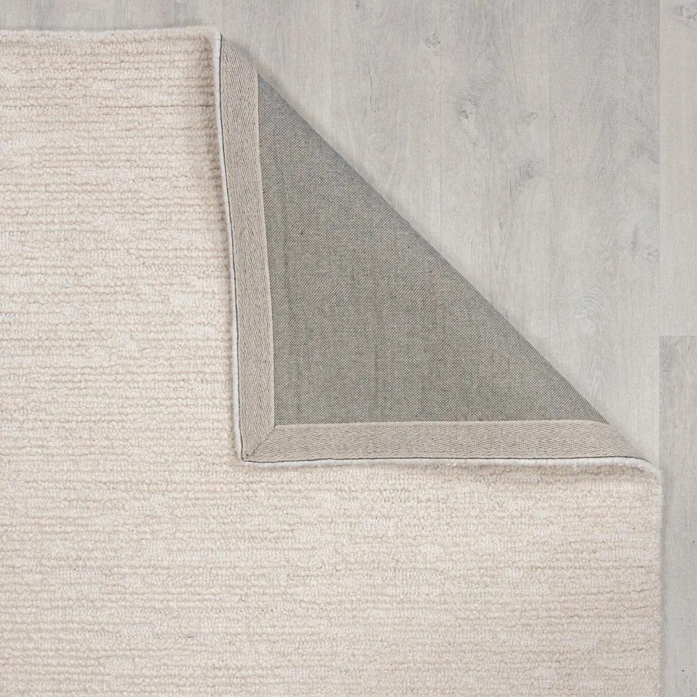 Slonovinový ručně tkaný vlněný koberec 160x230 cm Harris Boucle – Flair Rugs