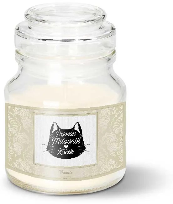 Svíčka SABLIO - Největší milovník koček 120 g
