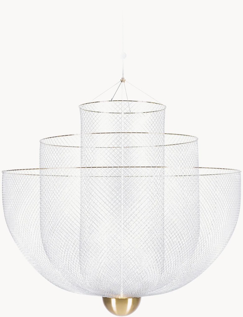 Velký LED lustr Meshmatics