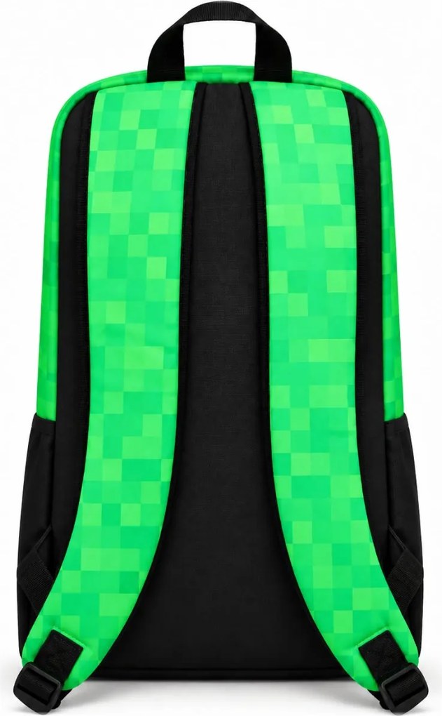 Školní batoh Minecraft Creeper – motiv Pixel Green - 12L