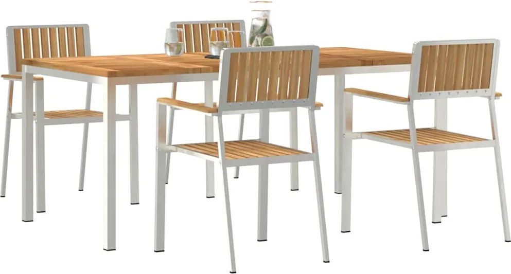 Zahradní jídelní sada 5 ks 180 x 90 x 75 cm 3334801