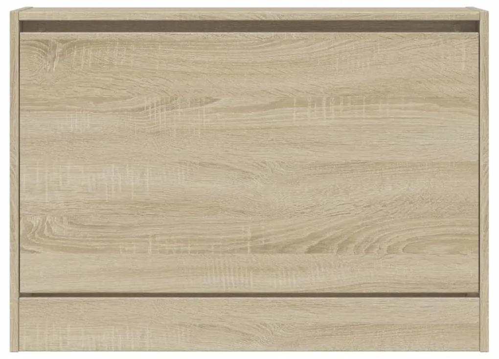 Botník dub sonoma 80 x 21 x 57 cm kompozitní dřevo
