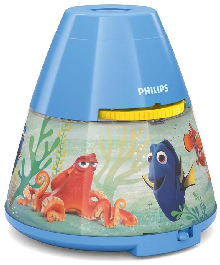 Philips 71769/90/16 - Dětský projektor DISNEY FINDING DORY LED/0,1W/3xAAA