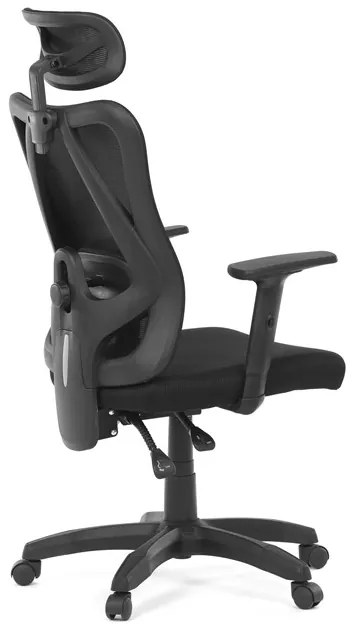 Ergonomická kancelářská židle ORVIN - černá síťovina Barva: černá