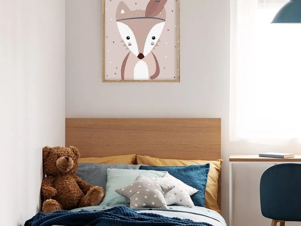 Plakát na stěnu do dětského pokoje LIŠKA Zvolte rozměr: 40 x 50 cm