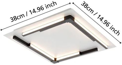 Eglo 900329 - LED Stmívatelné stropní svítidlo ZAMPOTE LED/25W/230V
