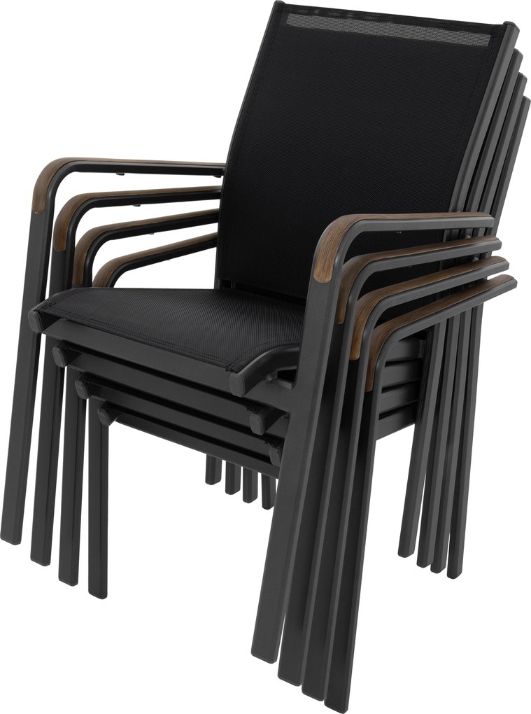 Doppler EXPERT WOOD Plus - zahradní stohovatelné křeslo - Rozbalené zboží (N609)