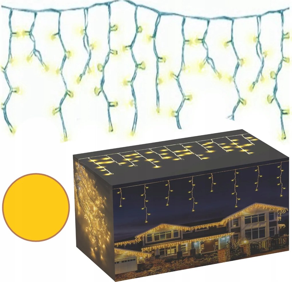 Sople Flash světelný závěs Led 300 bílá teplá 11 m RS-310WW