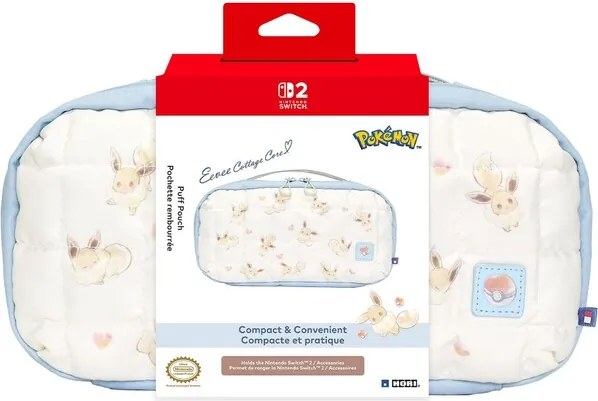 Pouzdro HORI Puff Pouch (Eevee) Blankytně modrá