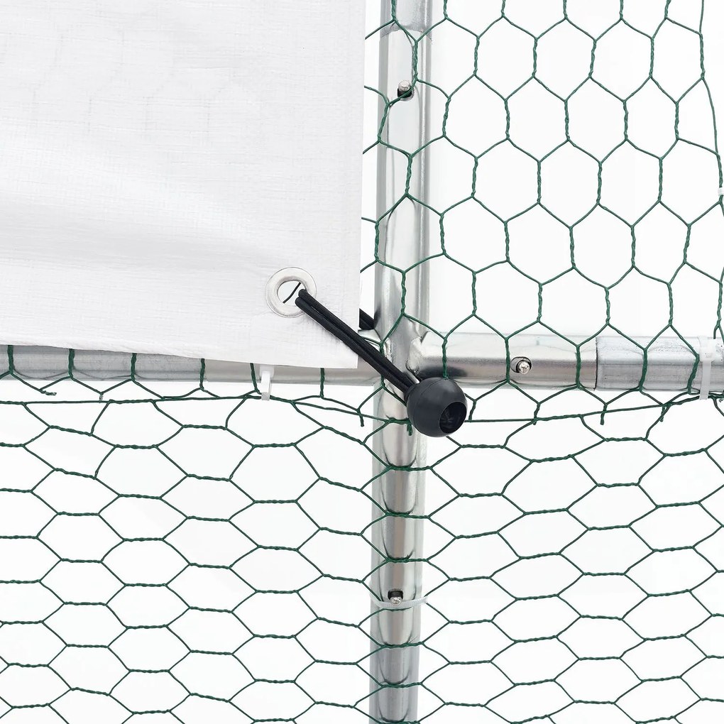 Juskys Výběh pro slepice - 3x4x2m
