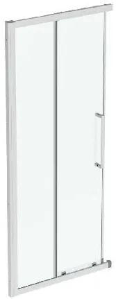 Ideal Standard i.Life - Posuvné sprchové dveře, dvoudílné, 900 mm, silver bright/čiré sklo T4856EO