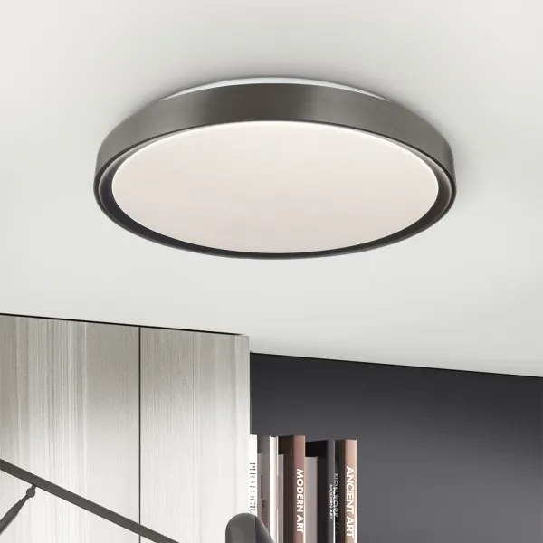 Brilagi-LED Stmív. svítidlo FANCIA LED/48W/230V 3000-6500K pr. 39 cm stříbrná+DO