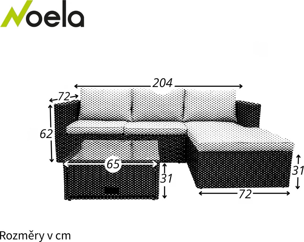 Noela Zahradní ratanová sestava Relax Stockholm