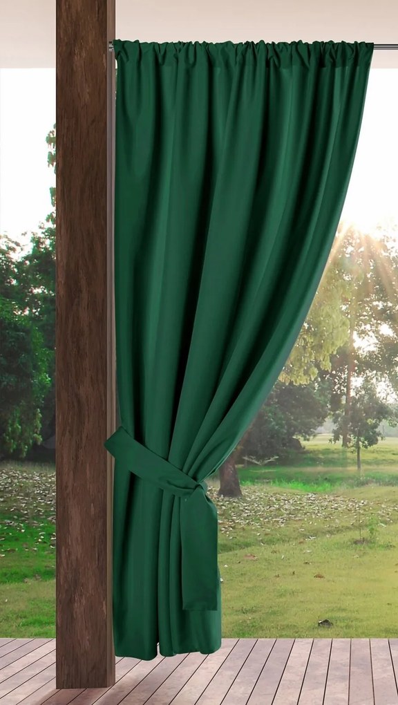 ZAHRADNÍ VODĚODOLNÝ ZÁVĚS NA PÁSCE GARDEN 155X200 CM ZELENÁ