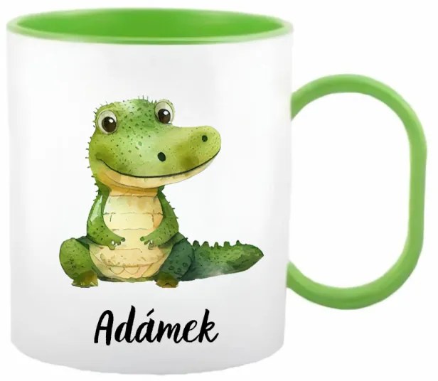 Plastový hrníček Krokodýl