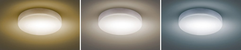 SOLIGHT LED svítidlo LECCE CCT 50W, 3000lm, 40cm, dálkový ovladač, stmívatelné, bílé