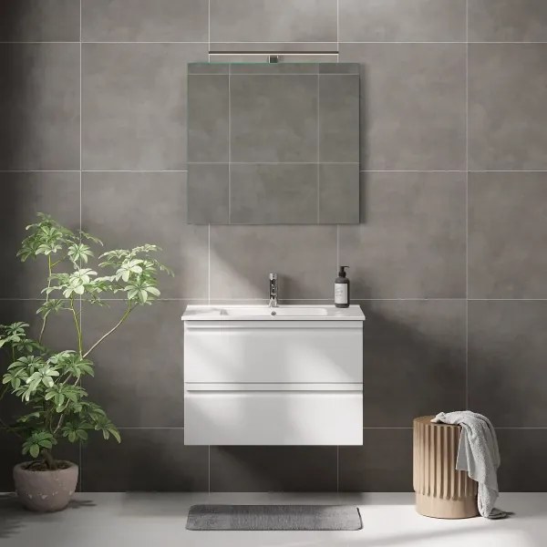 BATH DELUXE 01-080-01-58-00 - Koupelnové zrcadlo NORDBORG 80x75 cm