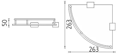 Nimco Police rohová KI 14091RA-26