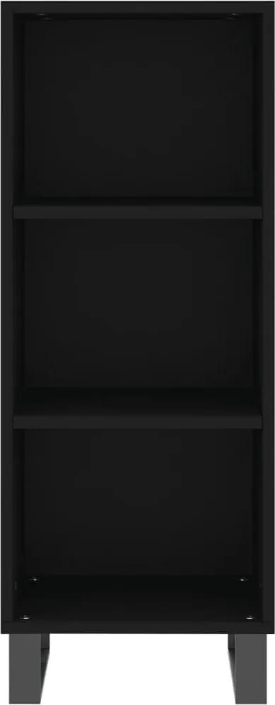 vidaXL Skříň highboard 34,5 x 34 x 180 cm kompozitní dřevo [3200346] Barva: kouřový dub
