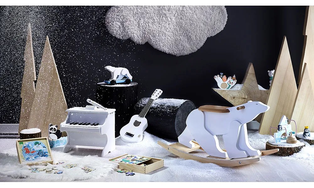 Vilac Dřevěné puzzle Světová zvířata