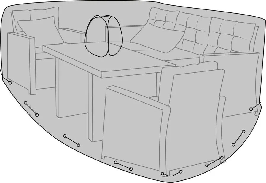 Ochranný obal na zahradní nábytek 210x180x95 cm – House Nordic