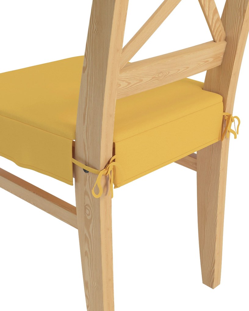 Sedák na židli IKEA Ingolf barva žlutá