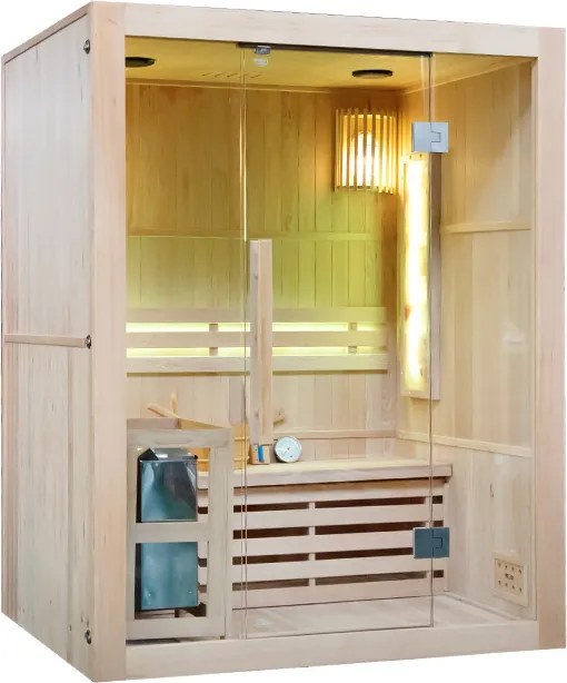 BPS-koupelny Finská sauna Relax  150x120, 3-4 osoby