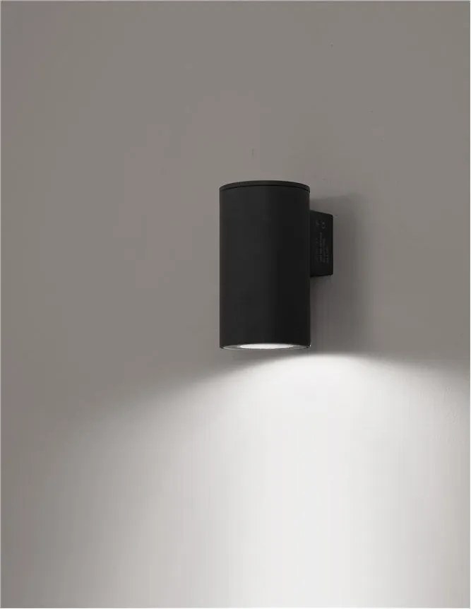 NV 9010008 Venkovní nástěnné svítidlo ALP černý hliník a sklo LED Chip Cree 2x10W 220-240V 3000K 7st. IP65 - NOVA LUCE