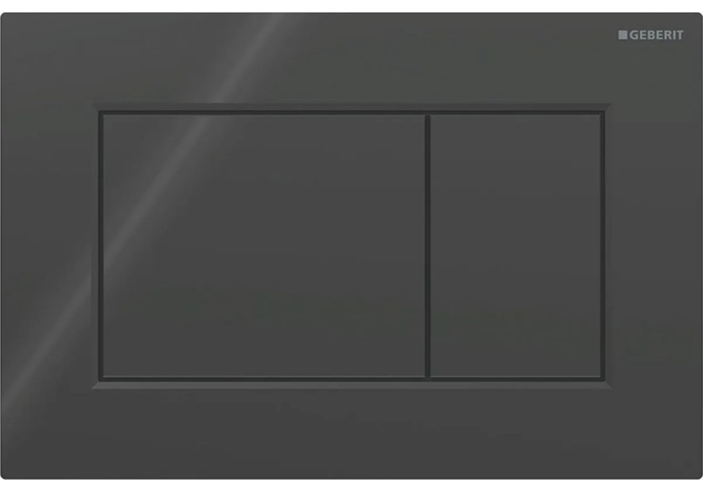 Geberit Sigma01 - Ovládací tlačítko SIGMA01, černá RAL9005, 115.660.DW.1