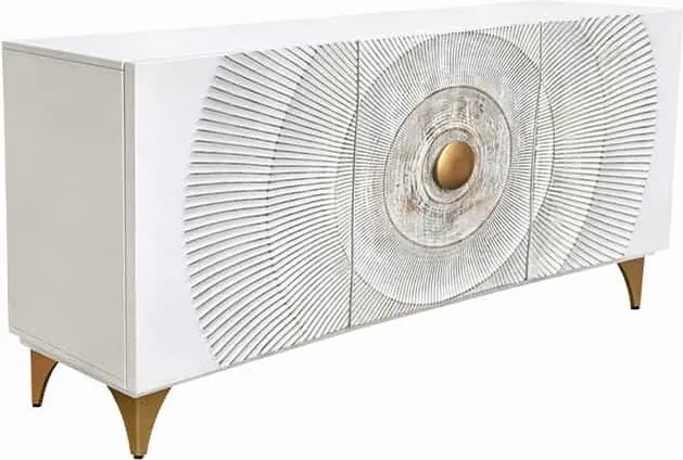 Designová komoda Venetia 140 cm bílé mango