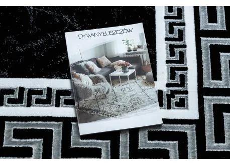 Dywany Luszczow Kusový koberec GLOSS 2813 87, rám, řecký černý / šedá Rozměr koberce: 240 x 330 cm