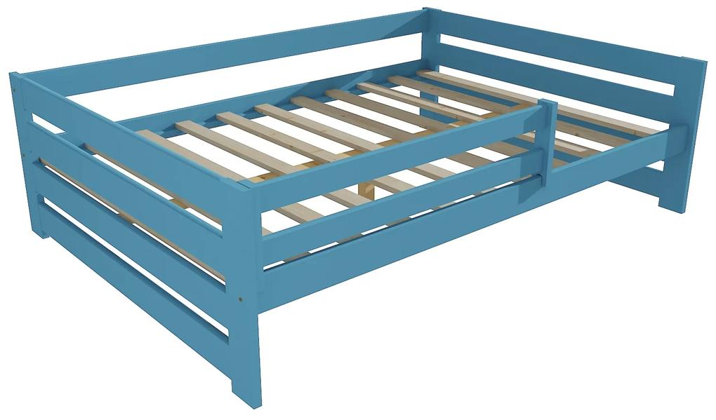 Vomaks Dětská postel DP 025 XL se zábranou Rozměr: 120 x 200 cm, Barva: barva růžová