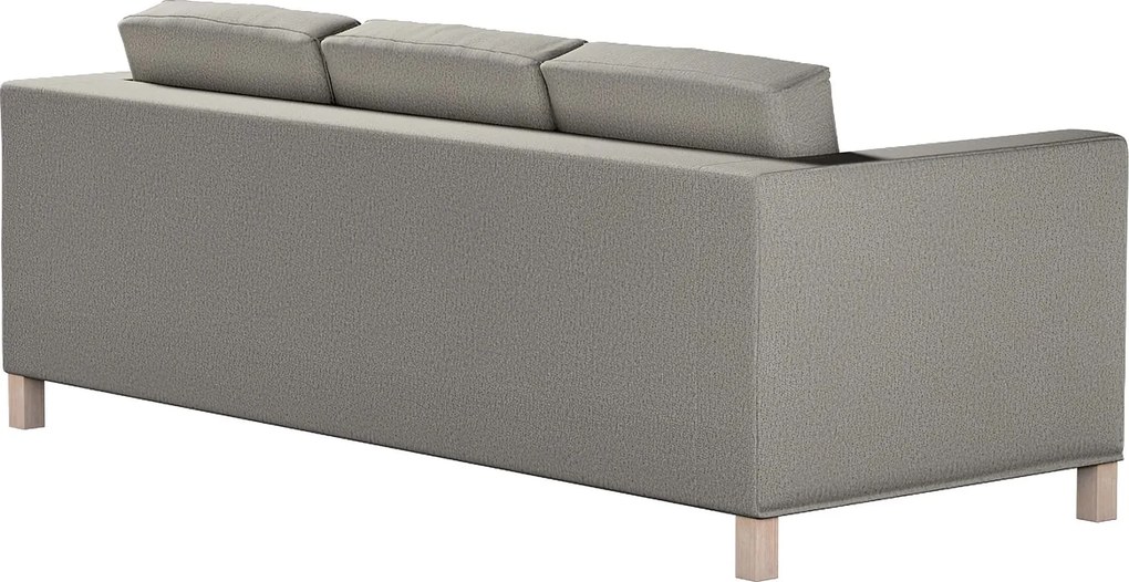 Potah na pohovku IKEA Karlanda 3-místná nerozkládací, krátký barva šedá látka pletený vzor