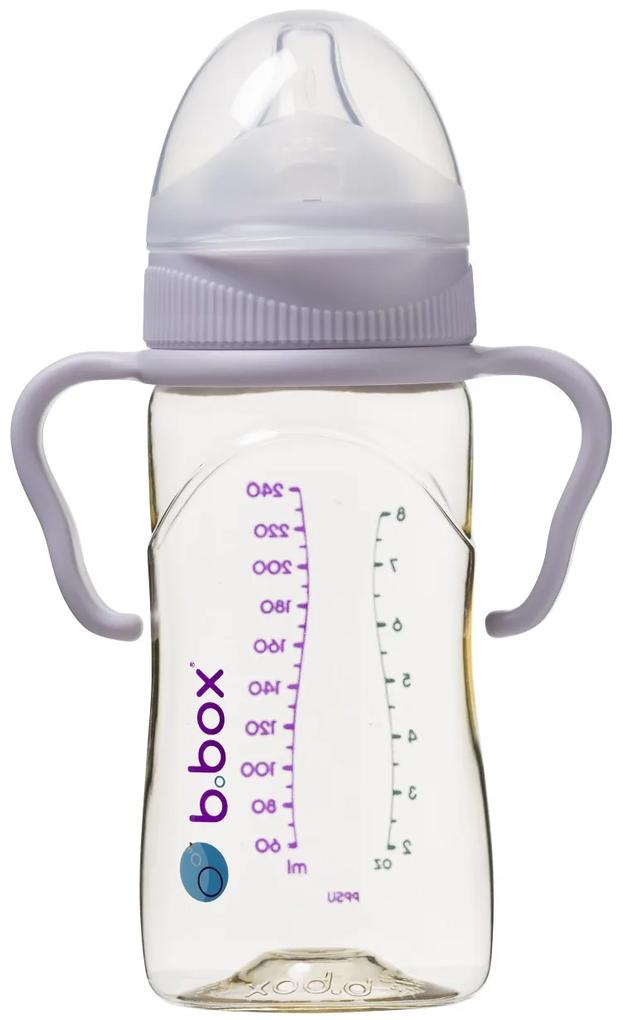 Antikoliková kojenecká láhev, 240ml, b.box, fialová
