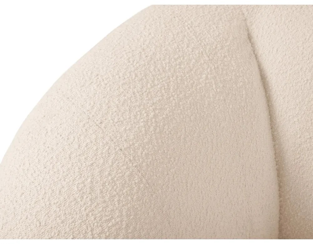 Krémová pohovka z textilie bouclé 230 cm Essen - II. jakost – Cosmopolitan Design