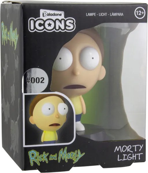 Lampička Paladone Icon Light Rick & Morty - Morty Vícebarevná