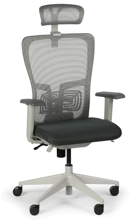 Kancelářská židle GAM 1+1 ZDARMA, šedá