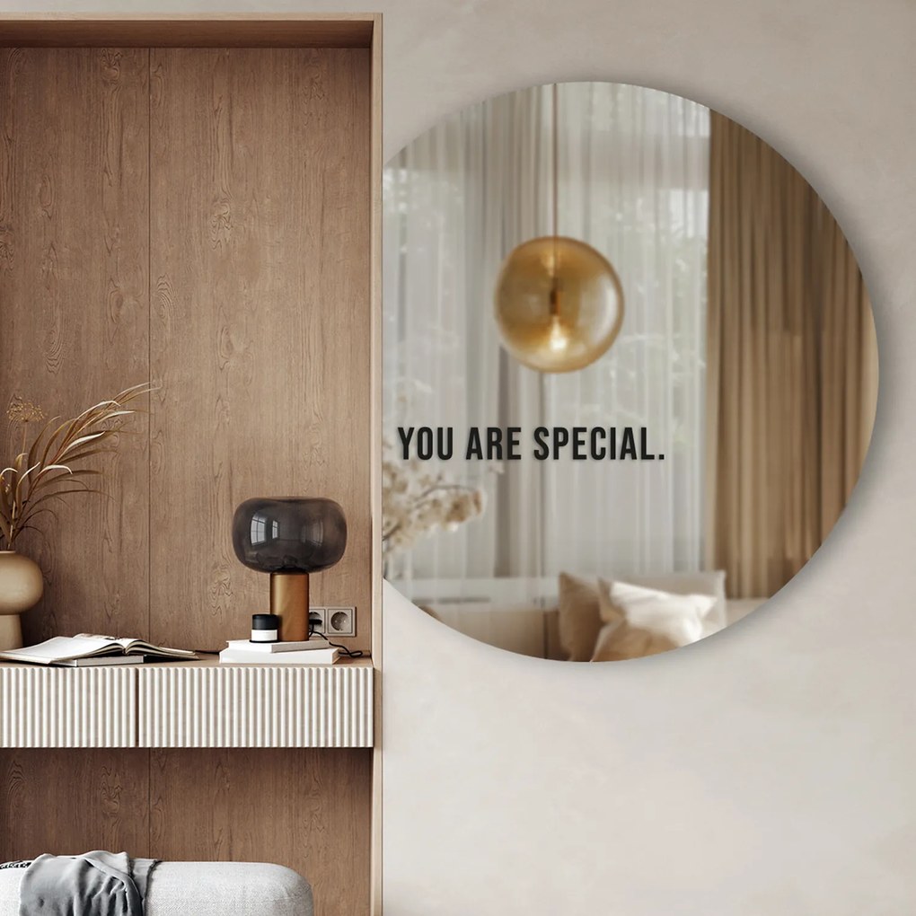 Samolepka na zrcadlo S30 – YOU ARE SPECIAL.