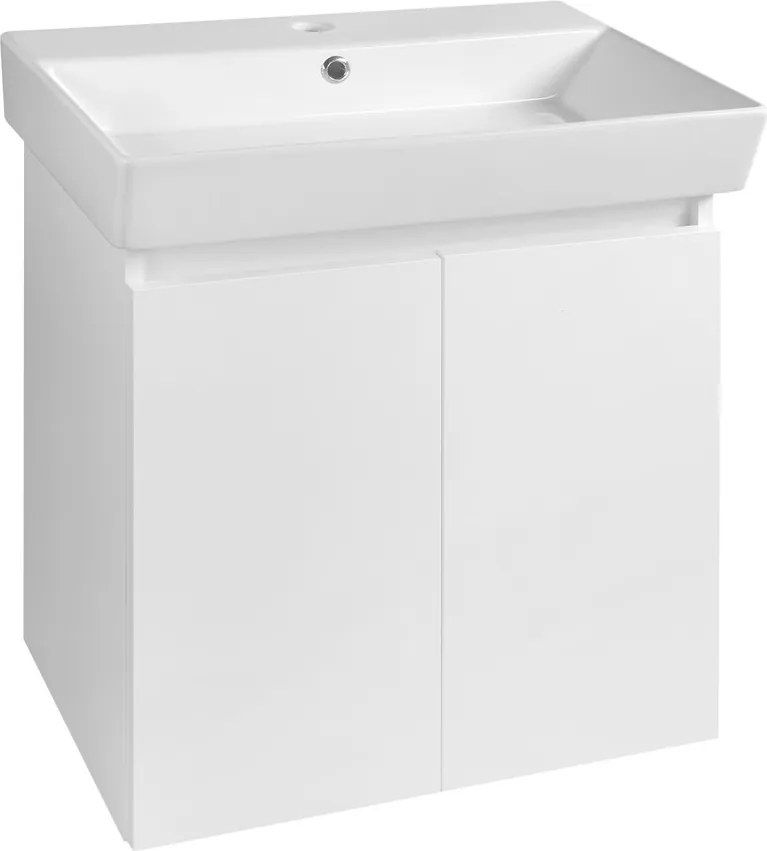 Aqualine Paneda koupelnová skříňka pod umyvadlo 55 x 55 x 34,2 cm bílá PN255