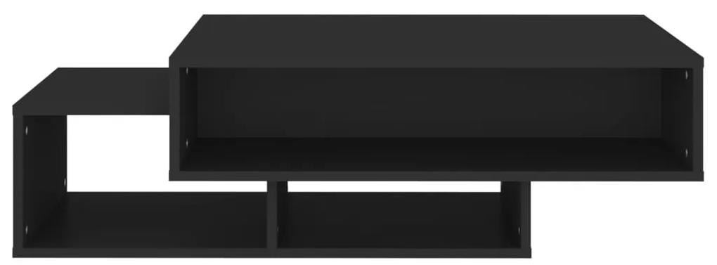 Konferenční stolek černý 105 x 55 x 32 cm dřevotříska - Default Title