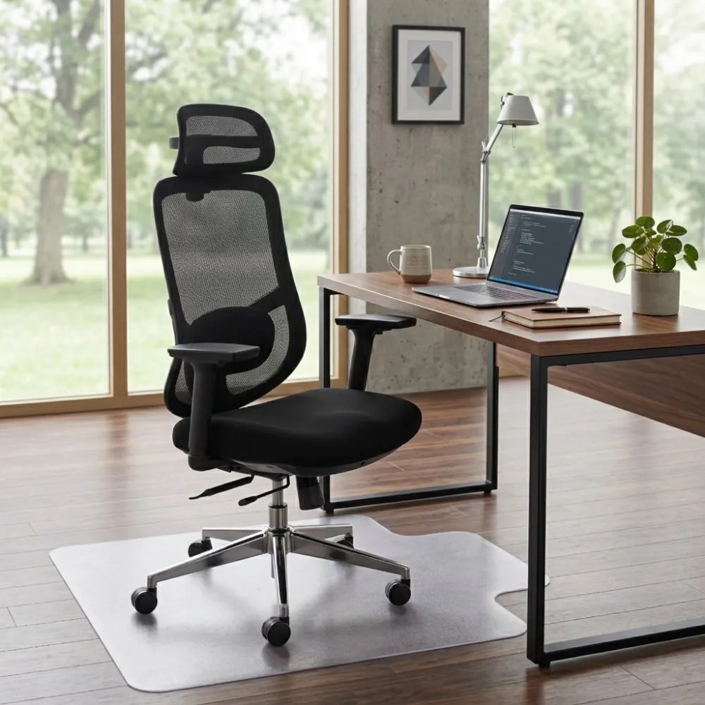 Kancelářská ergonomická židle Neoseat ALLY — černá, nosnost 150 kg
