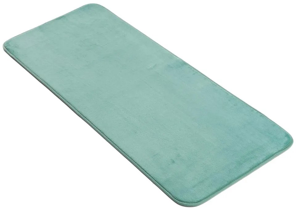 Tyrkysová koupelnová předložka 50x120 cm Vitamine – douceur d'intérieur