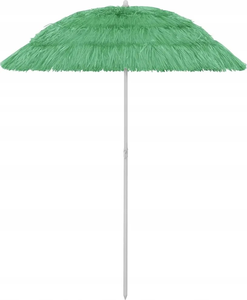 Fionshop 262820008 Plážový slunečník Hawaii zelený 180 cm