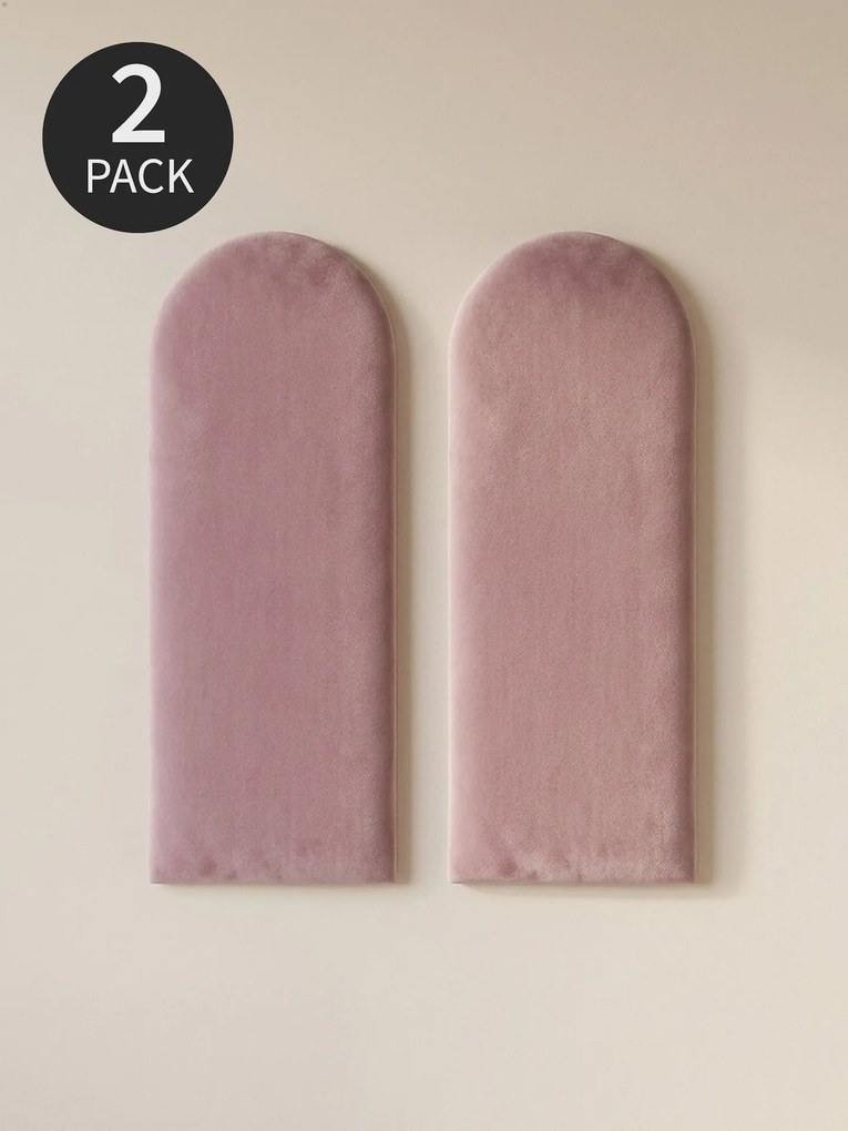 Sinsay - Čalouněné stěnové panely 2 pack - pastelová růžová