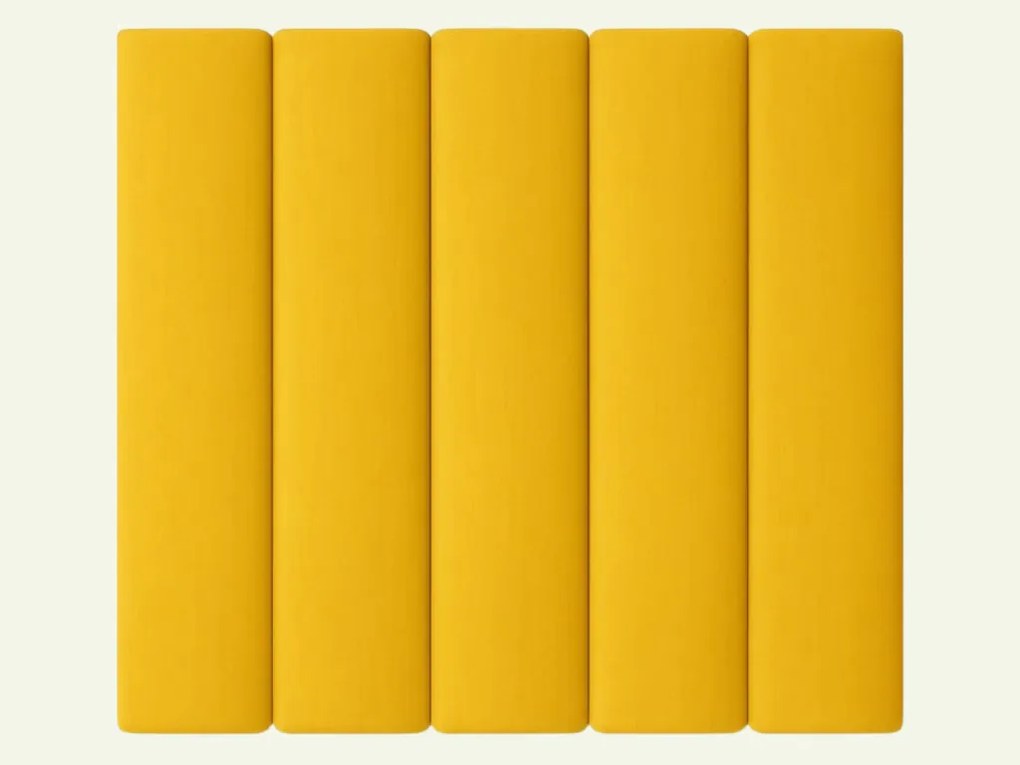 Rovný čalouněný panel na zeď VELVET Zvolte barvu: Vínová, Zvolte rozměr: 20x90 cm, Uchycení na zeď: Se samolepícím suchým zipem