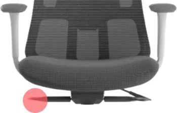Kancelářská ergonomická židle WISDOM s podhlavníkem — síť, šedý plast, nosnost 150 kg, světle šedá Mercury star