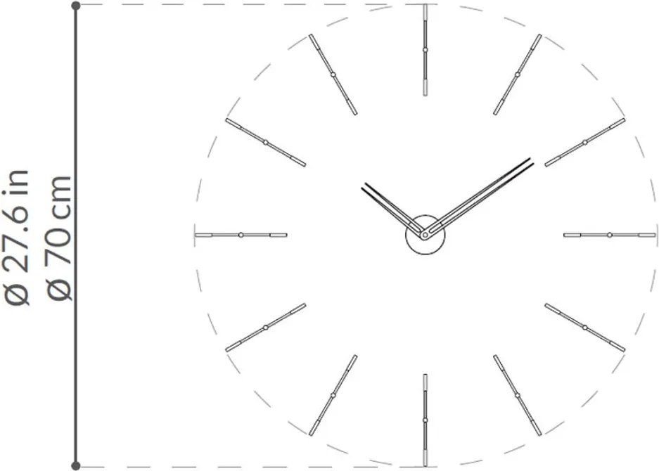 Hodiny Nomon Mini Merlin 70cm
